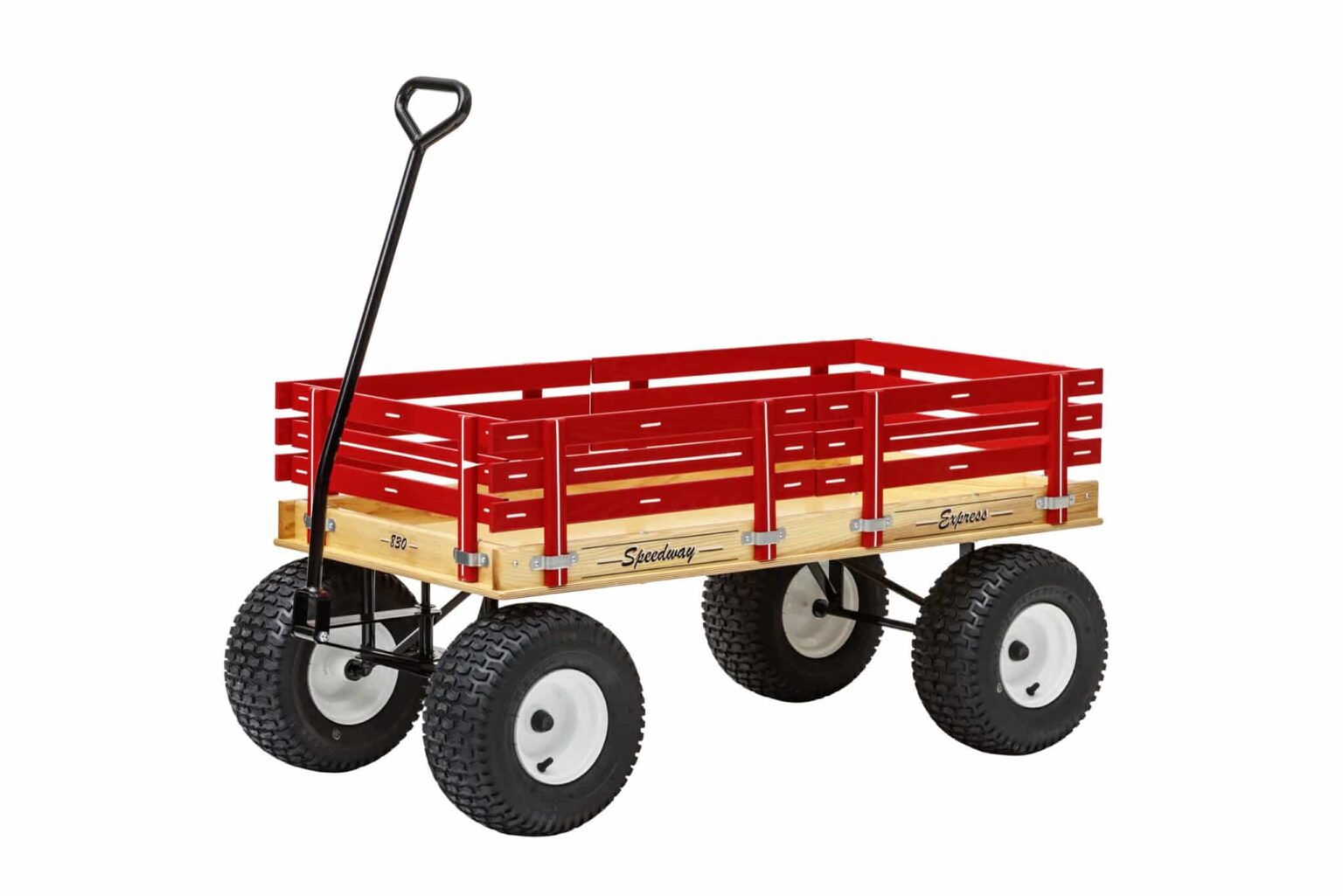 24" x 48" Pull Along Wagon for Kids | Red Pull Along Wagons